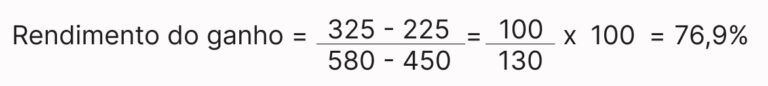 Rendimento do ganho de bovinos de corte: como calcular?